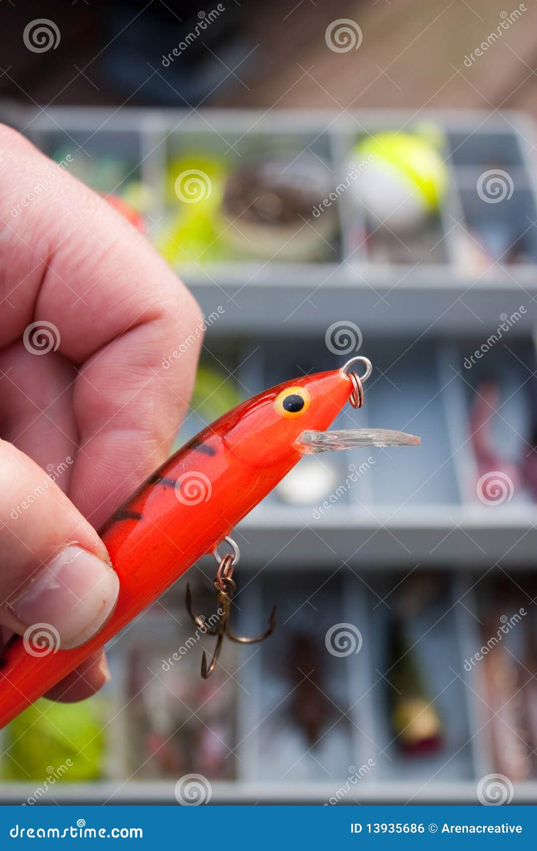 Fishing Lure Selection stock photo. Image of accessory - 13935686