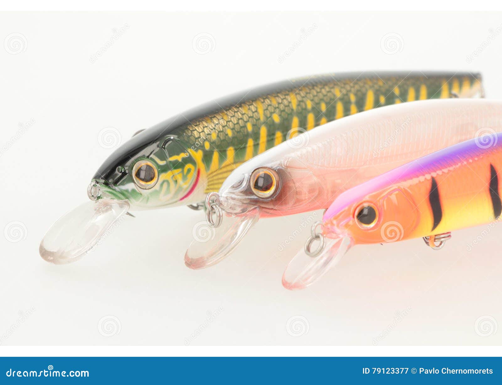 Fishing Lure Wobbler Isolated on White Background Stock Image - Image ...