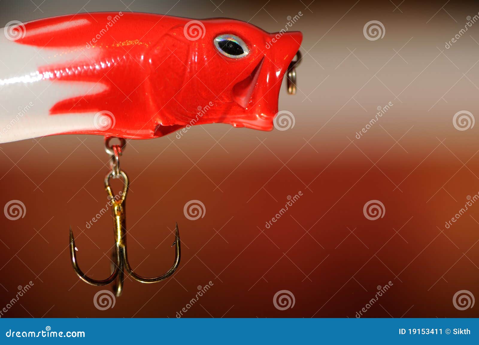 Fishing Lure (Wobbler Popper) Stock Image - Image of minnow, fish: 19153411