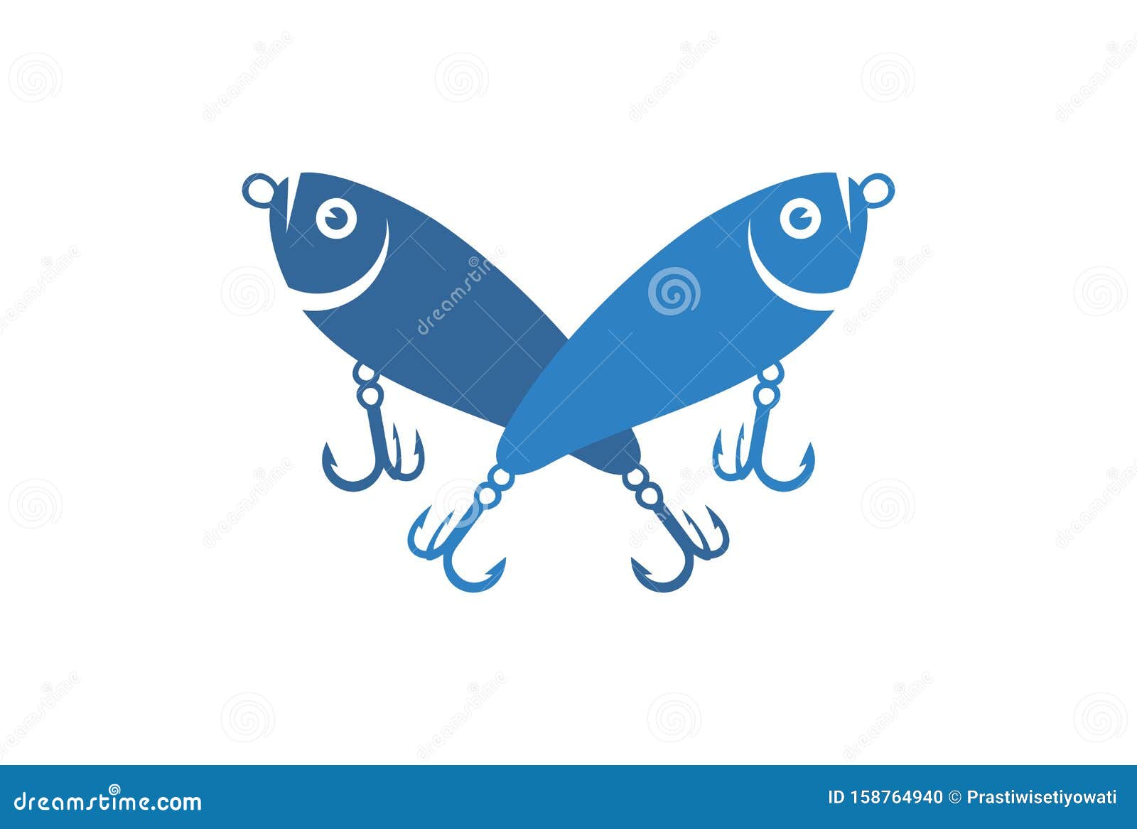 Fishing Lures Logo Icon Concept Stock Vector - Illustration of catch ...