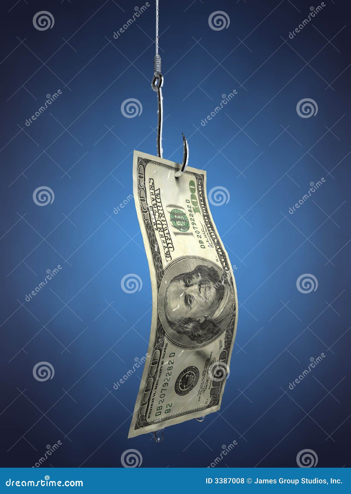 Fishing for money stock photo. Image of business, currency - 3387008