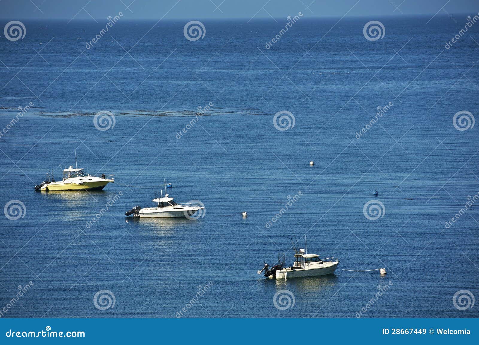 Fishing Motorboats stock image. Image of ocean, trip - 28667449