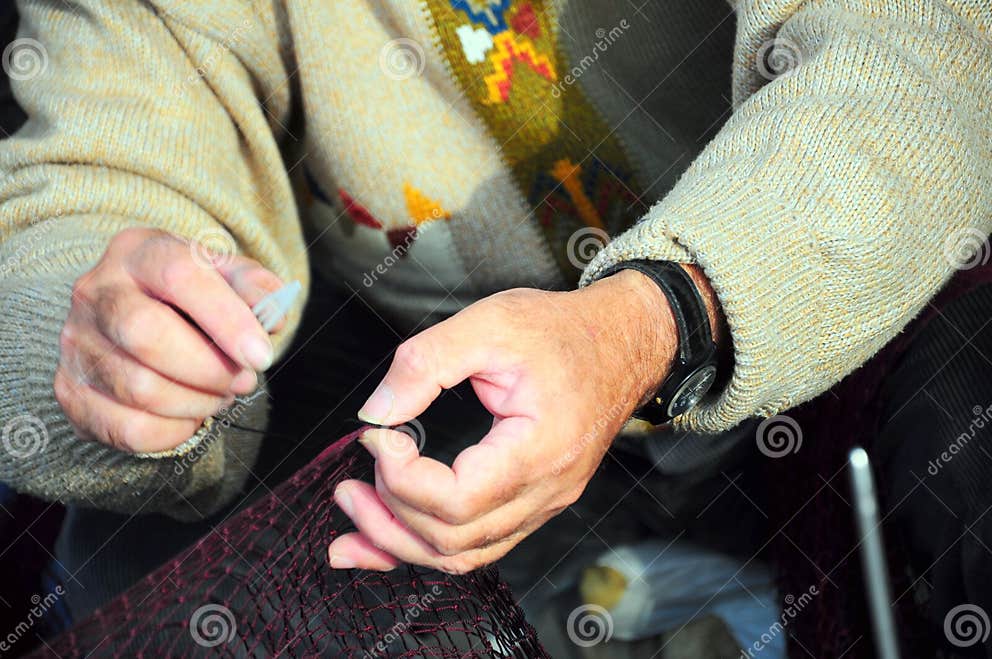 Fishing net stock photo. Image of marina, hand, fishnet - 17311736