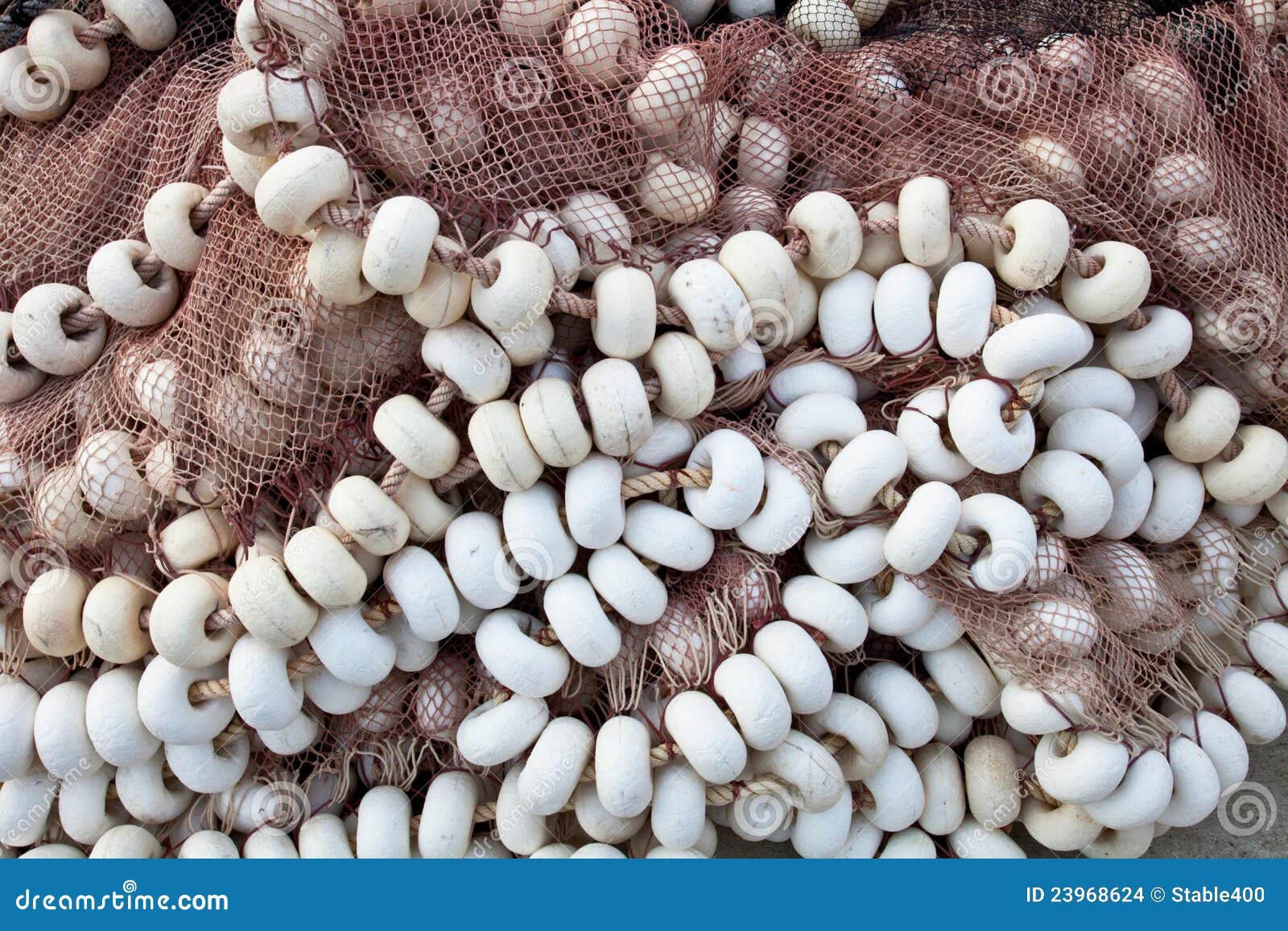 Fishing net stock photo. Image of corks, fishing, linen - 23968624