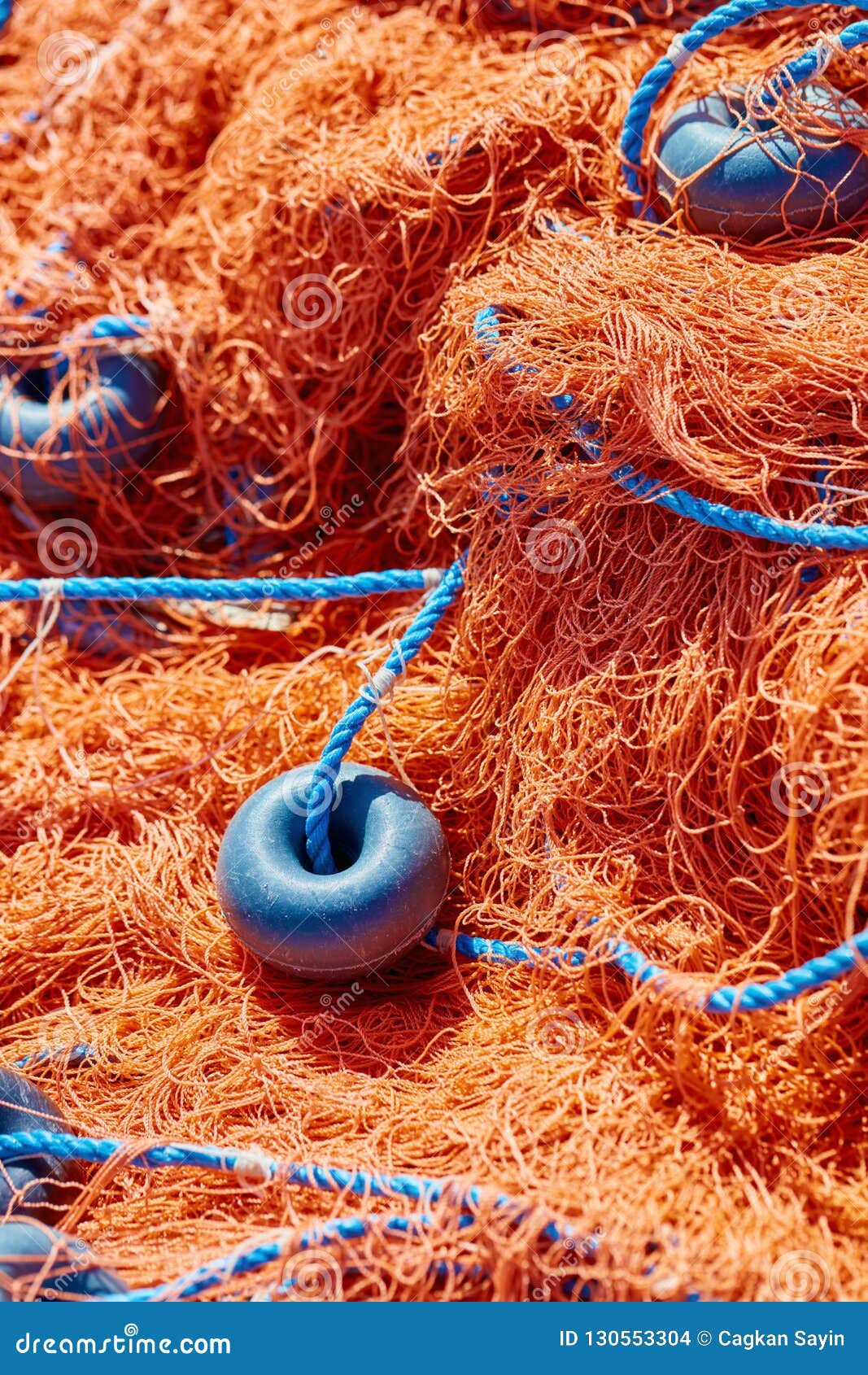 Rope With Buoys To Fence Off A Safe Swimming Area On The Beach Royalty ...