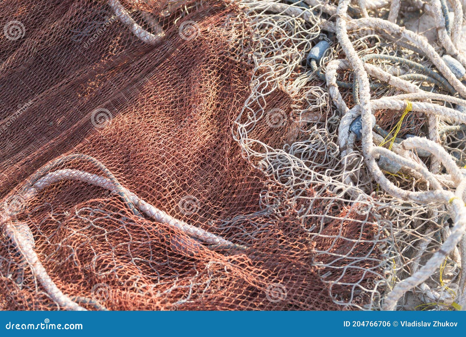Fishing net close up stock photo. Image of hawser, closeup - 204766706
