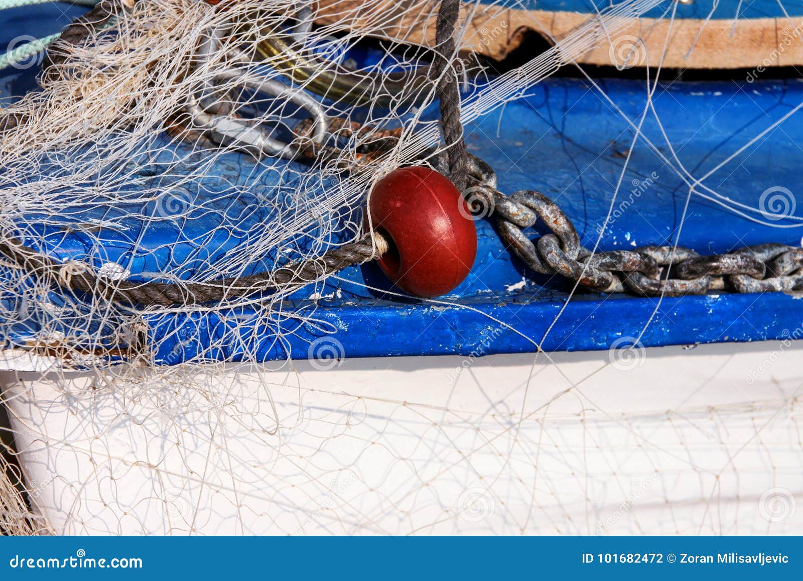 Fishing net stock photo. Image of boat, occupation, rope - 101682472