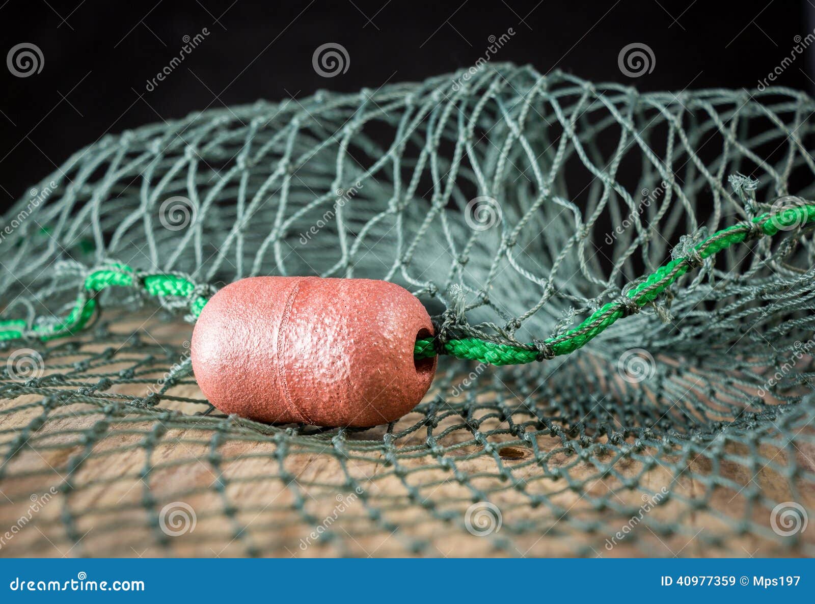 Fishing net float stock image. Image of equipment, fishnet - 40977359