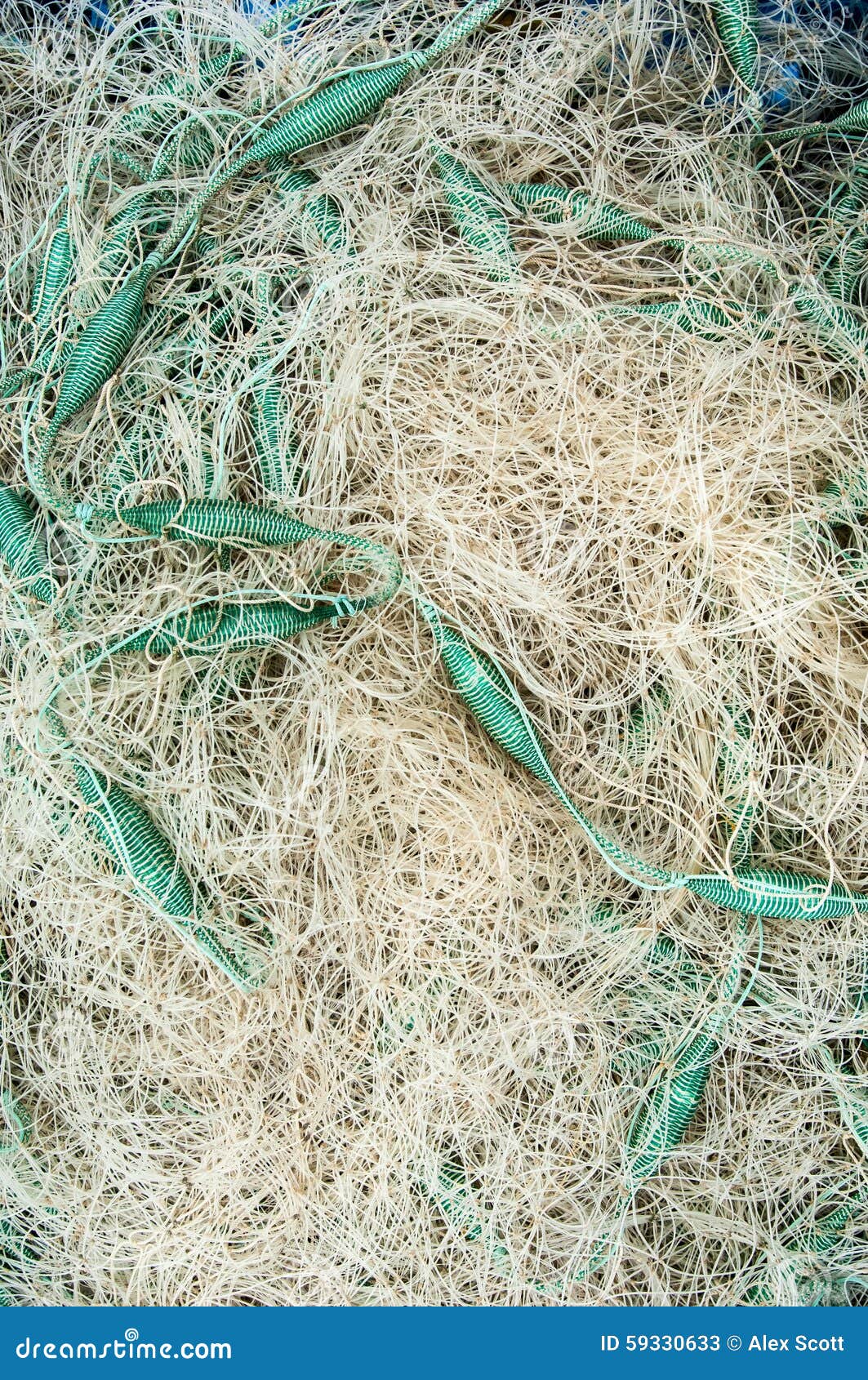 Fishing net and floats stock image. Image of fishing - 59330633
