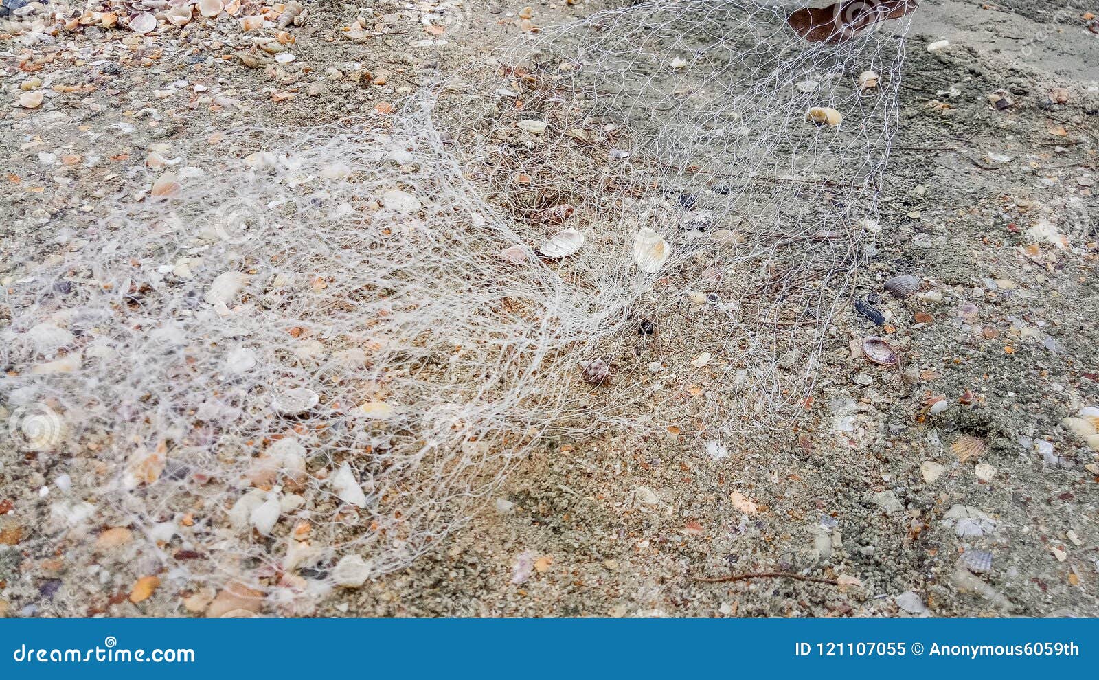 Fishing Net Garbage stock image. Image of equipment - 121107055