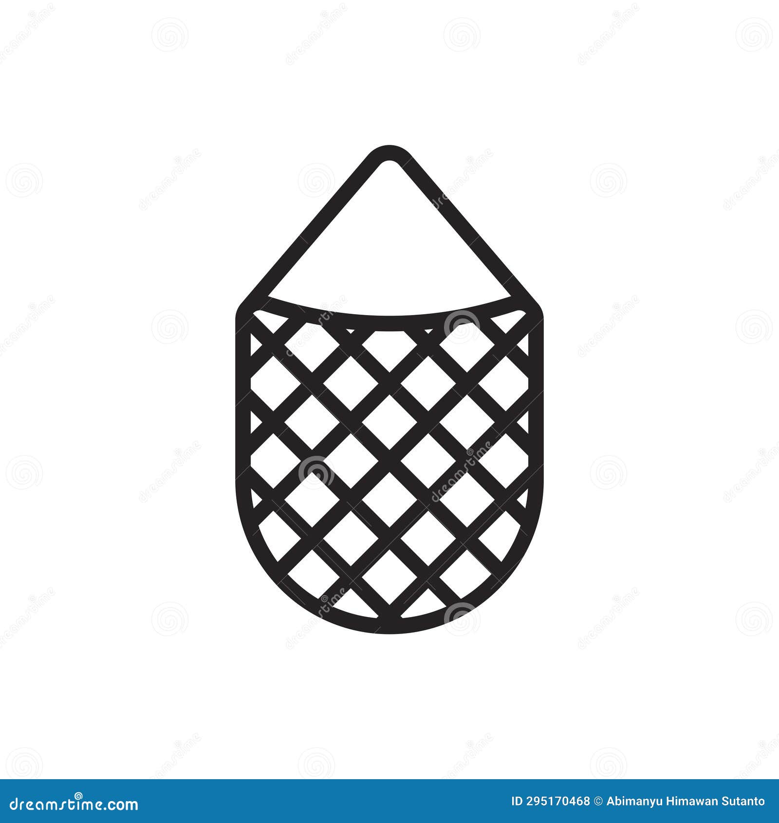 Fishing net icon vector stock illustration. Illustration of design ...