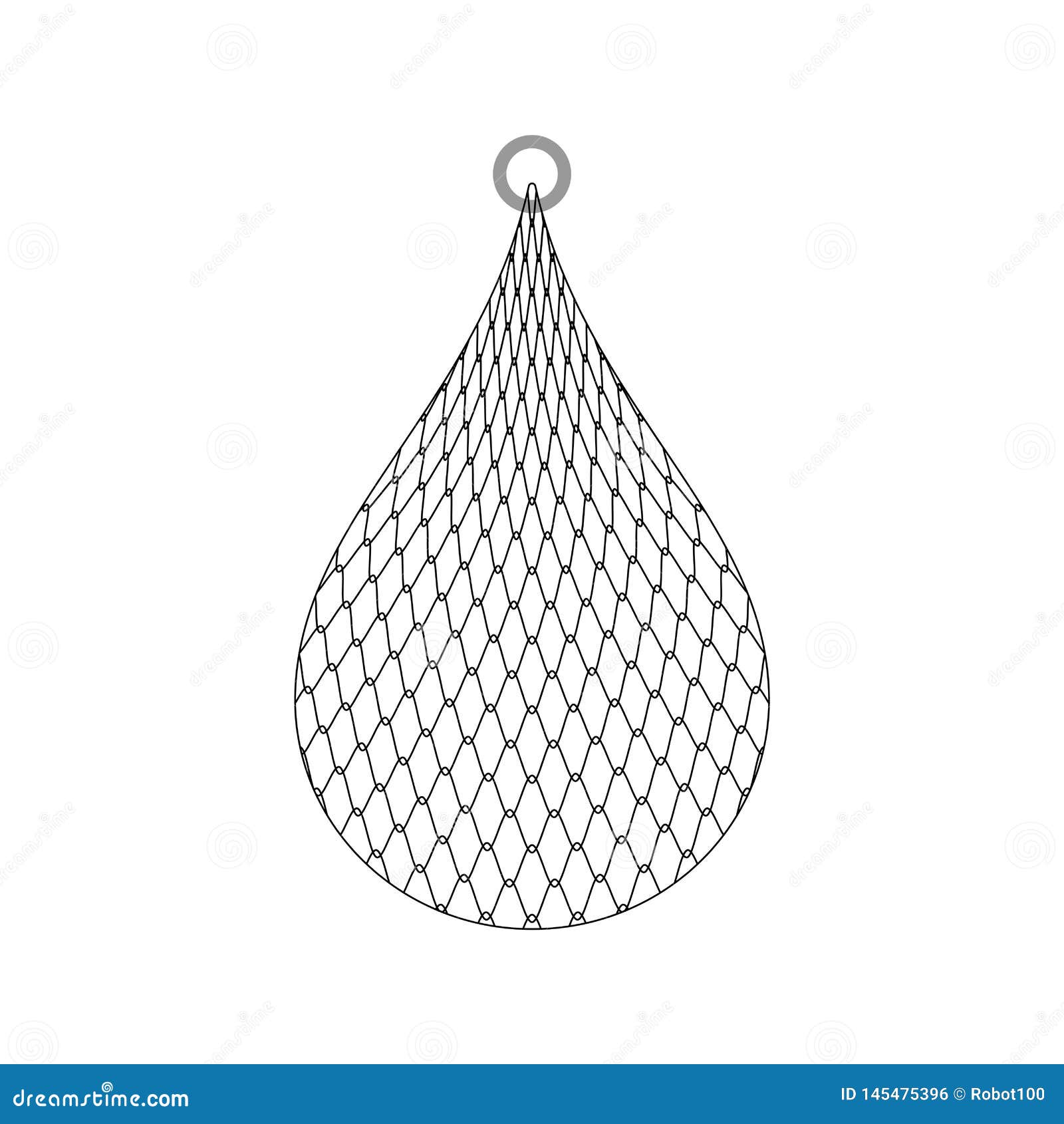 Fishing Net Isolated. Fishnet Cartoon Vector Illustration Stock Vector ... Fishing Net Isolated. Fishnet Cartoon Vector Illustration Stock Vector ...