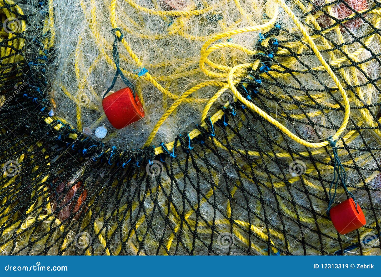 Fishing net macro stock image. Image of mesh, netting - 12313319