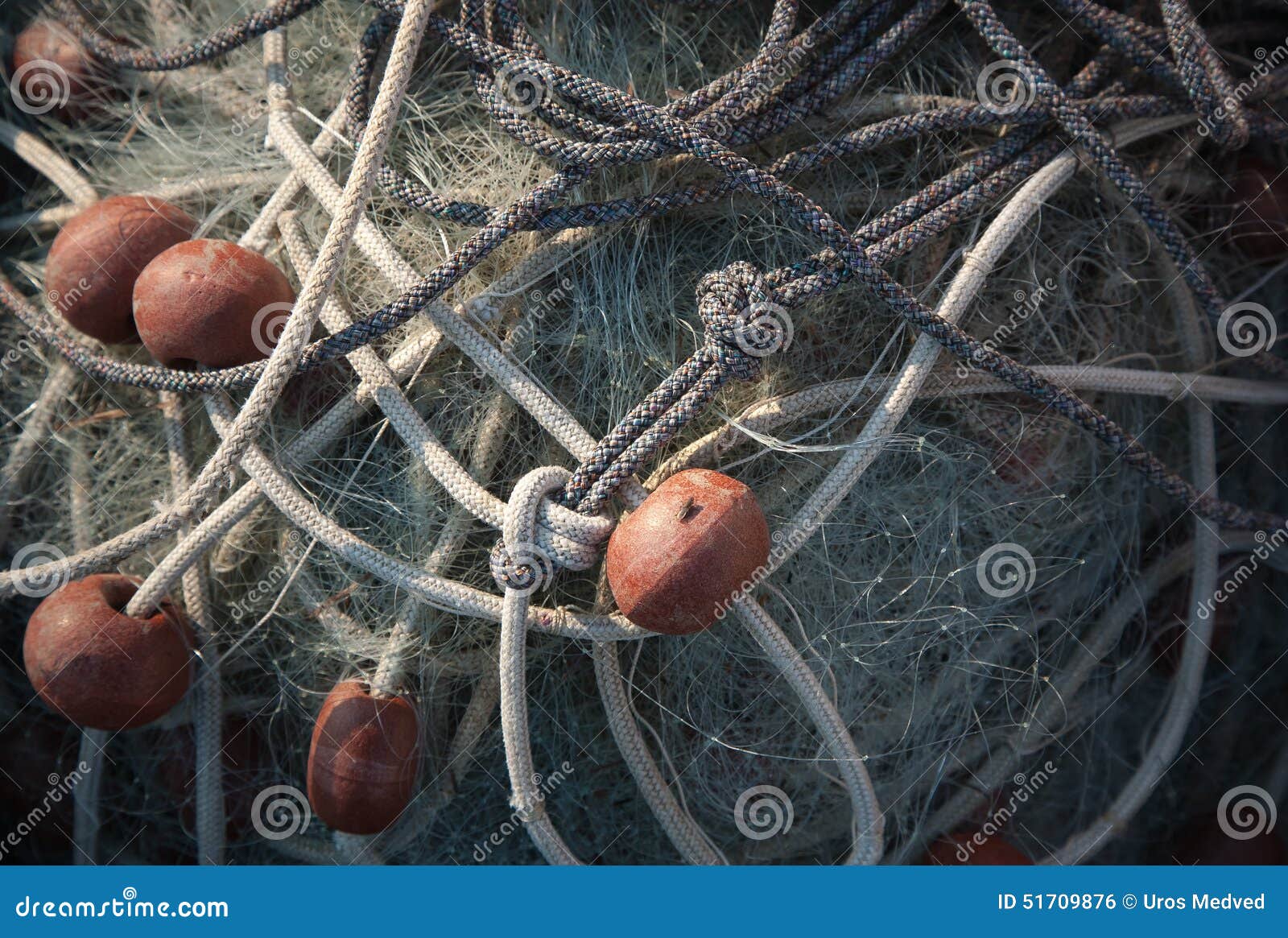 Fishing net stock photo. Image of coloured, fishnet, outdoors - 51709876