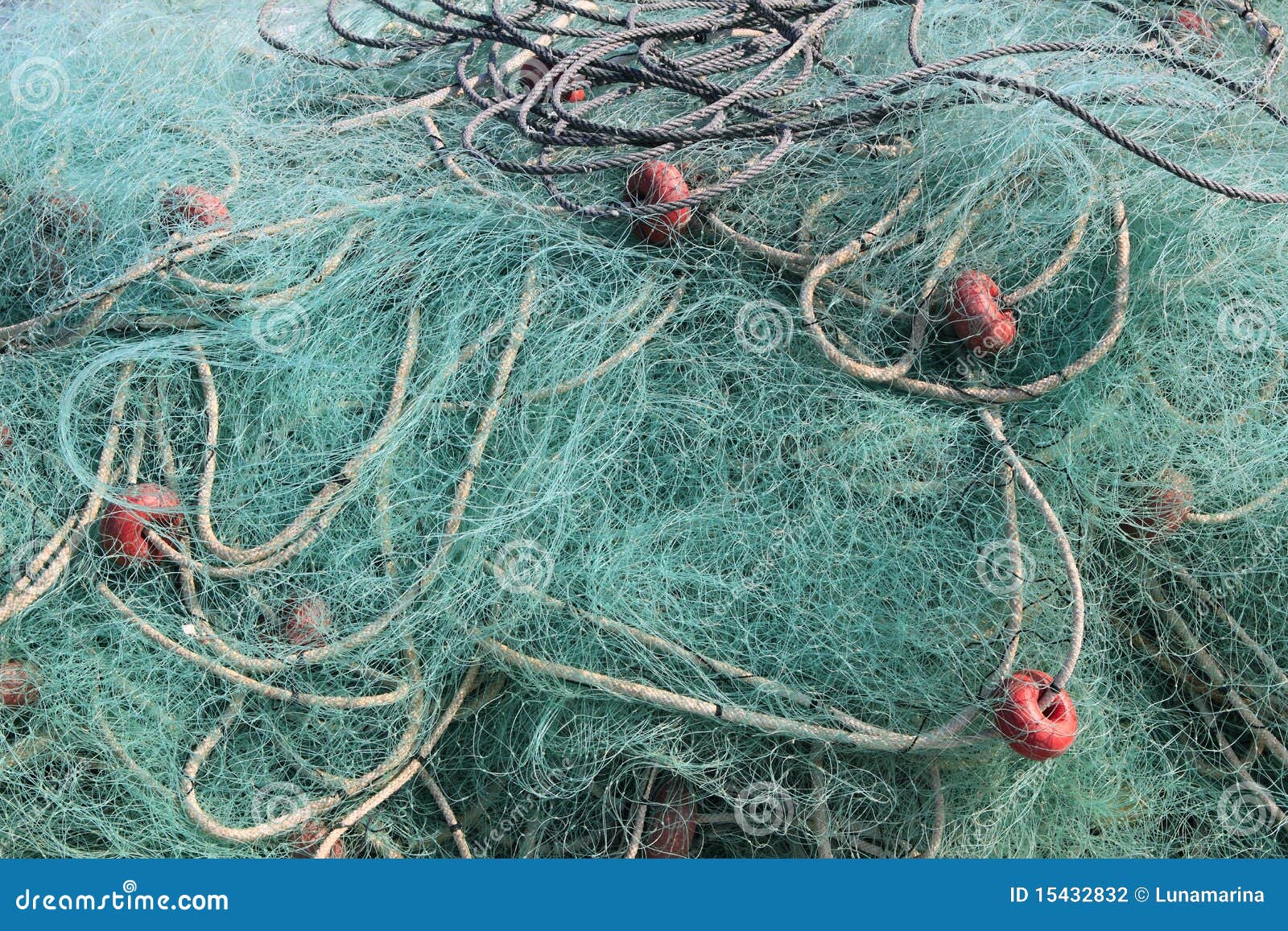 Fishing Net Tackle Professional Fishermen Stock Photo - Image of ...