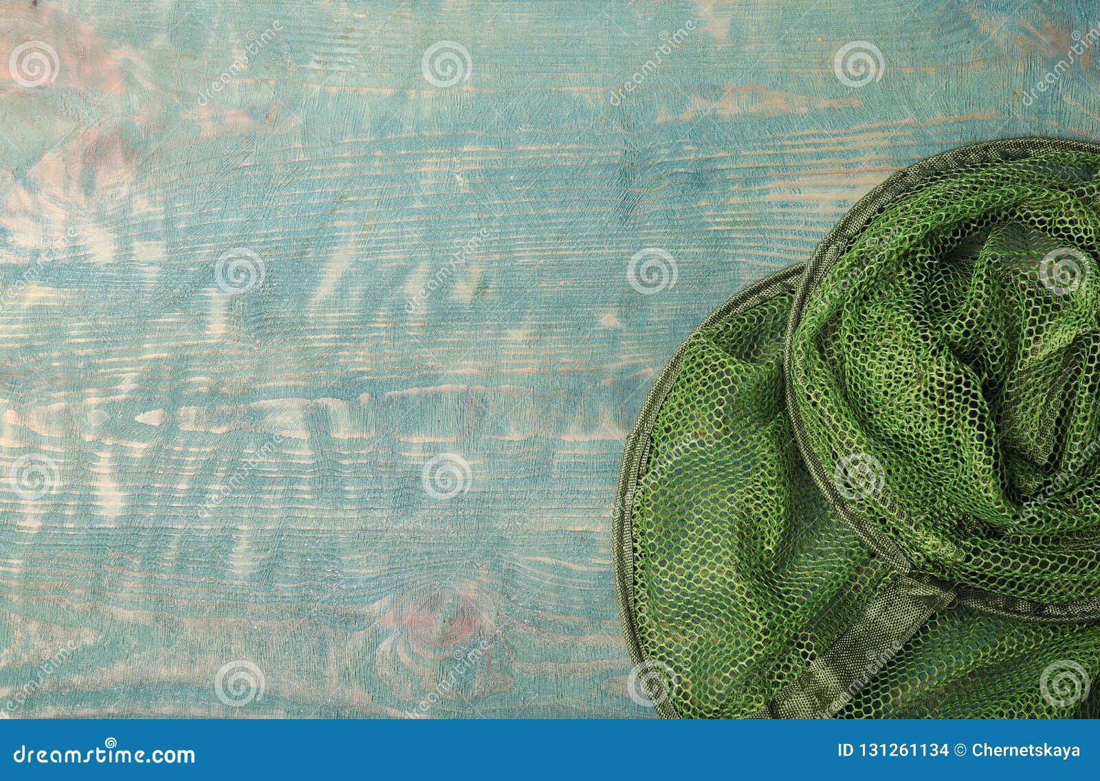 Fishing Net on Wooden Background Stock Photo - Image of active ...