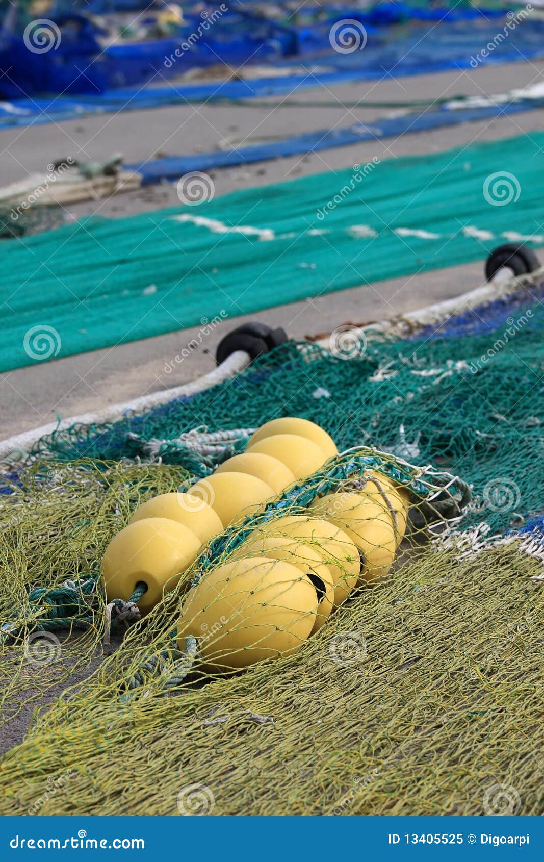 Fishing nets stock image. Image of mesh, maritime, cord - 13405525