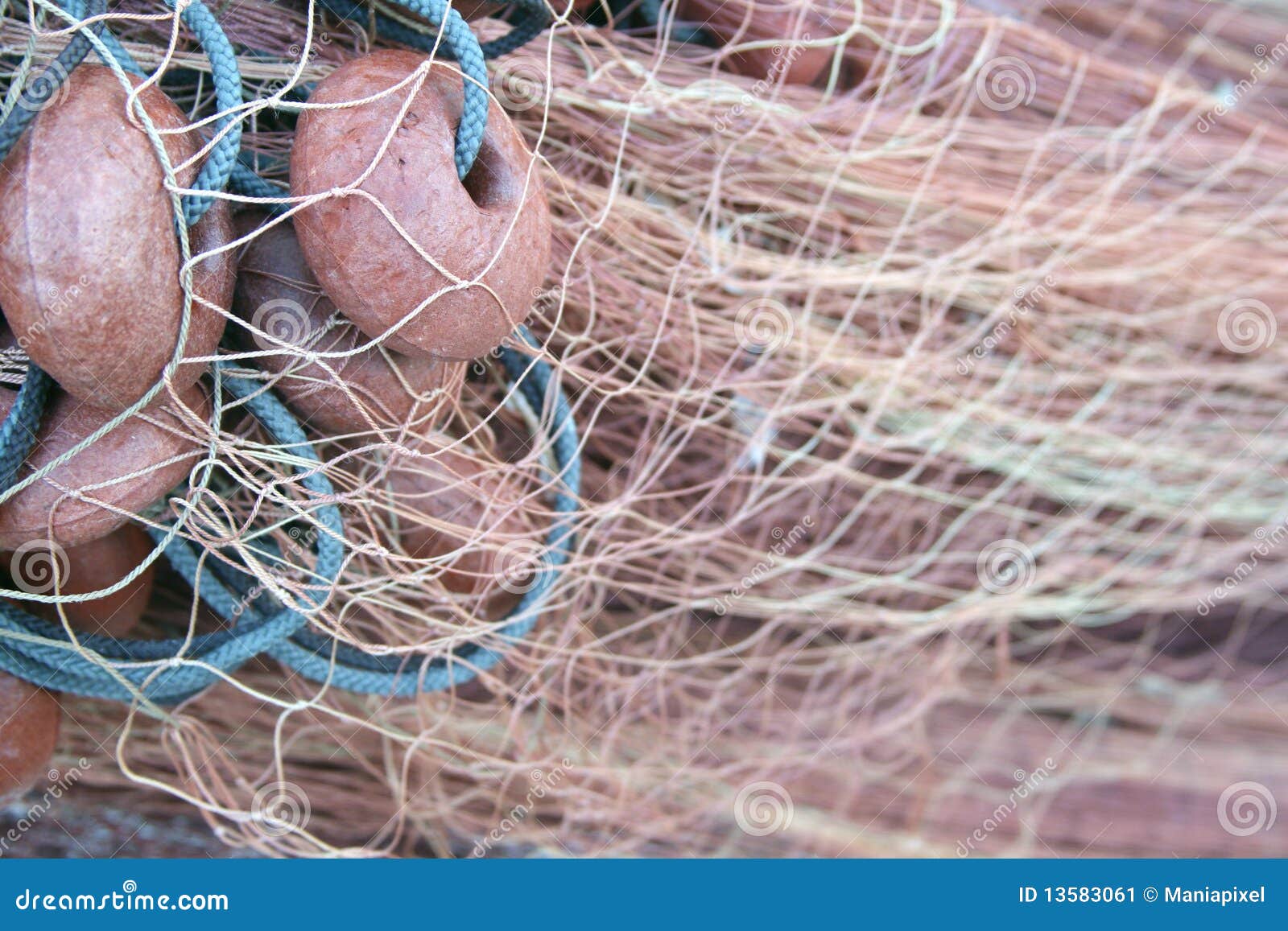 Fishing nets stock image. Image of trammel, tent, sewing - 13583061