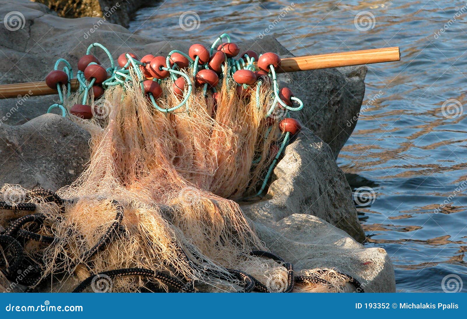 Fishing Nets stock photo. Image of catch, fishing, knots - 193352