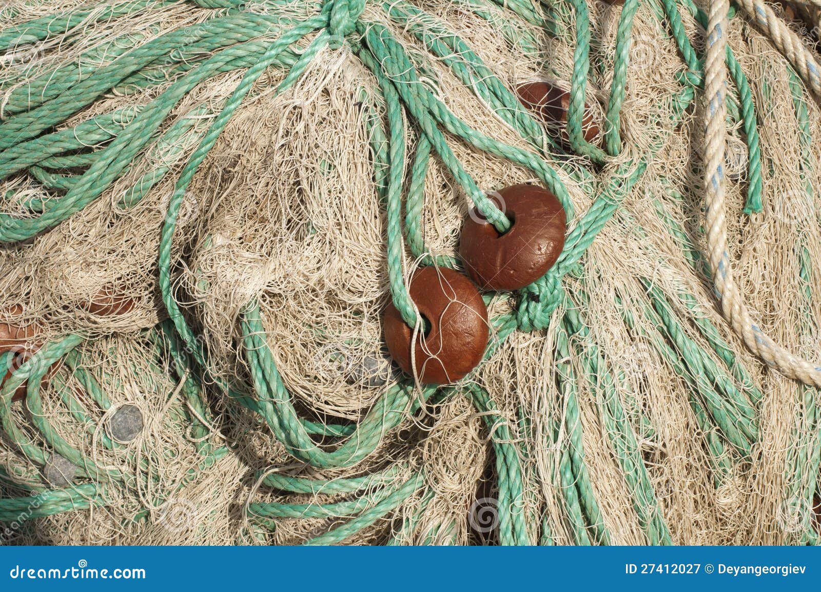 Fishing nets background stock image. Image of fishinggear - 27412027