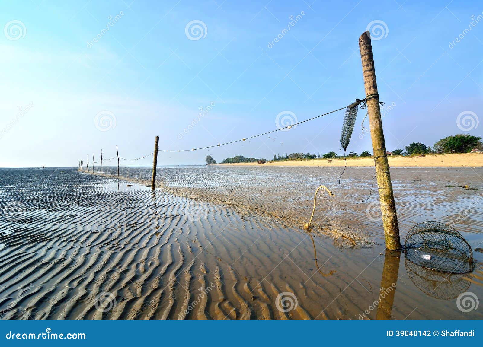 Fishing nets stock photo. Image of blissful, beach, nature - 39040142