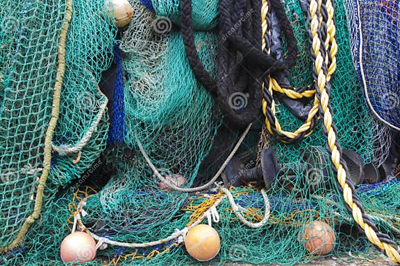 Fishing Nets 1 stock photo. Image of tangle, string, blue - 33066800