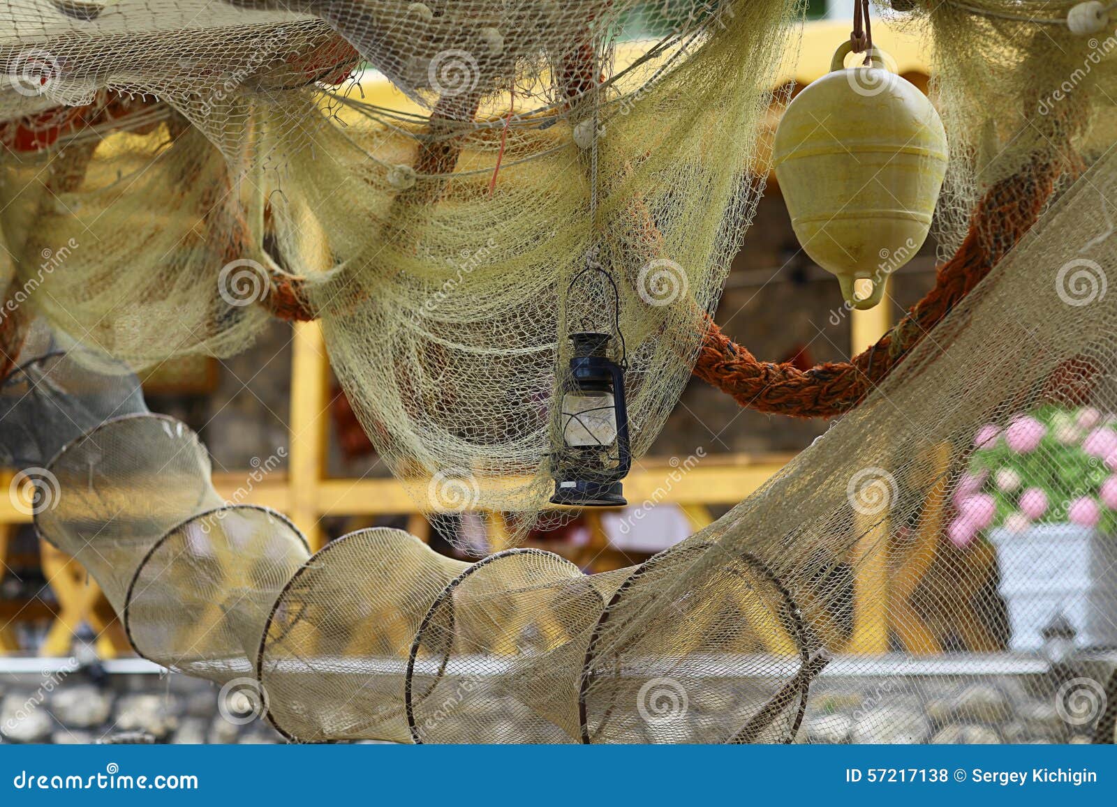 Fishing nets stock photo. Image of abstract, detail, fishing - 57217138