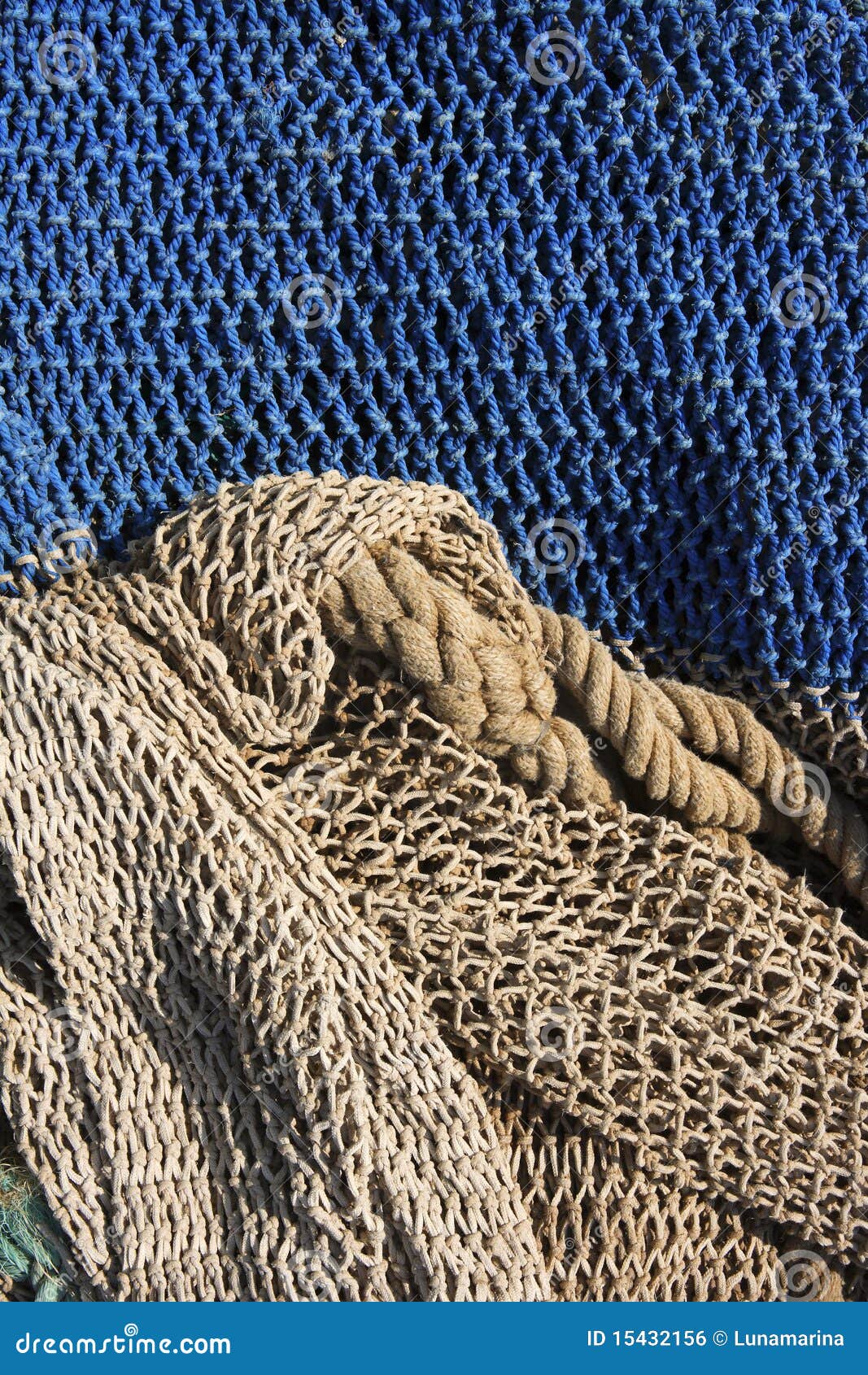 Fishing Nets Still Life Background Pattern Stock Photo - Image of cord ...