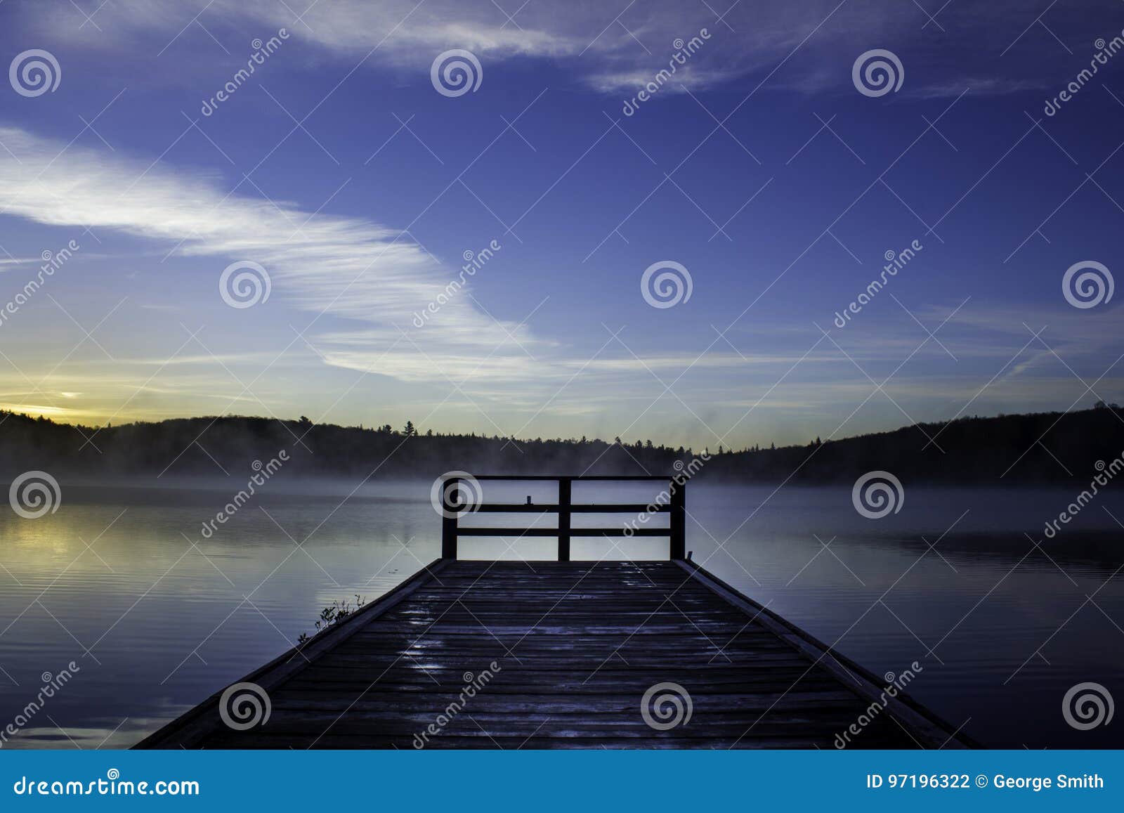 Fishing off the Dock stock photo. Image of fishing, trees - 97196322