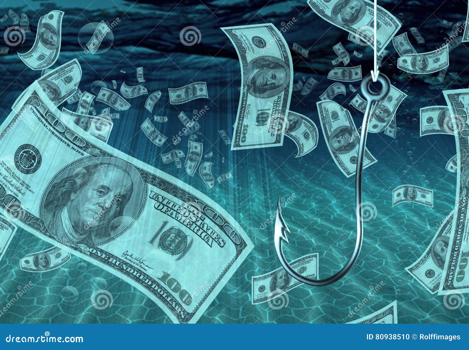 Fishing stock illustration. Illustration of greenbacks - 80938510