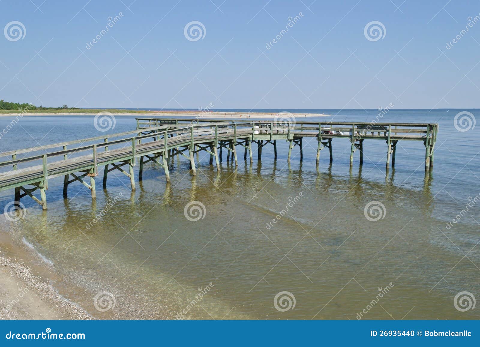 Fishing Pier stock photo. Image of observationpier, chesapeakebay ...