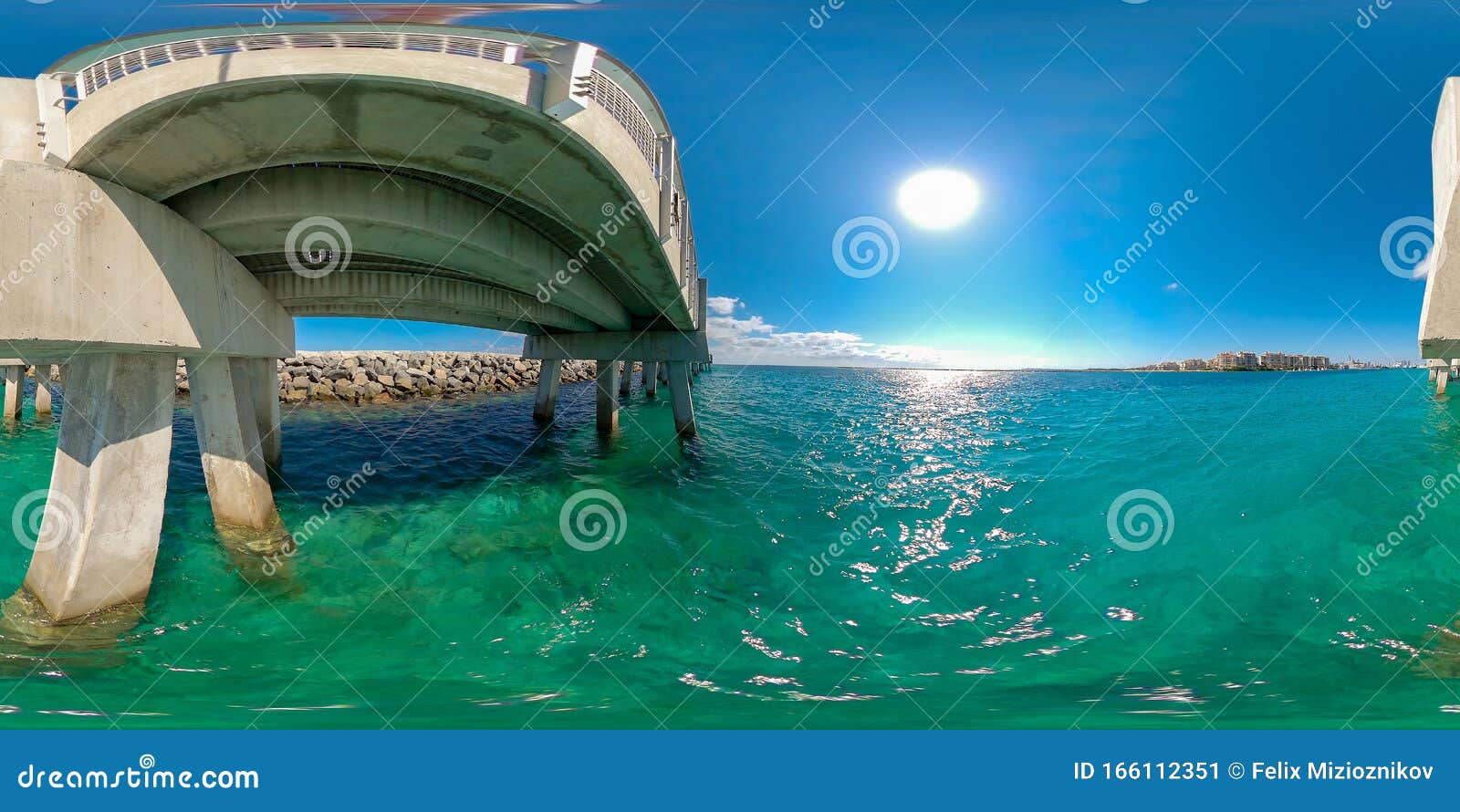 Fishing Pier 360 Vr Photo Miami Beach Nature Scene Spherical ...