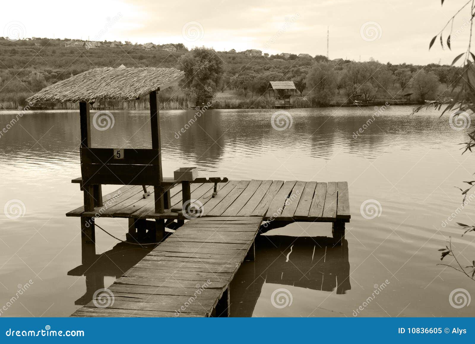 Fishing place stock image. Image of lake, travel, water - 10836605
