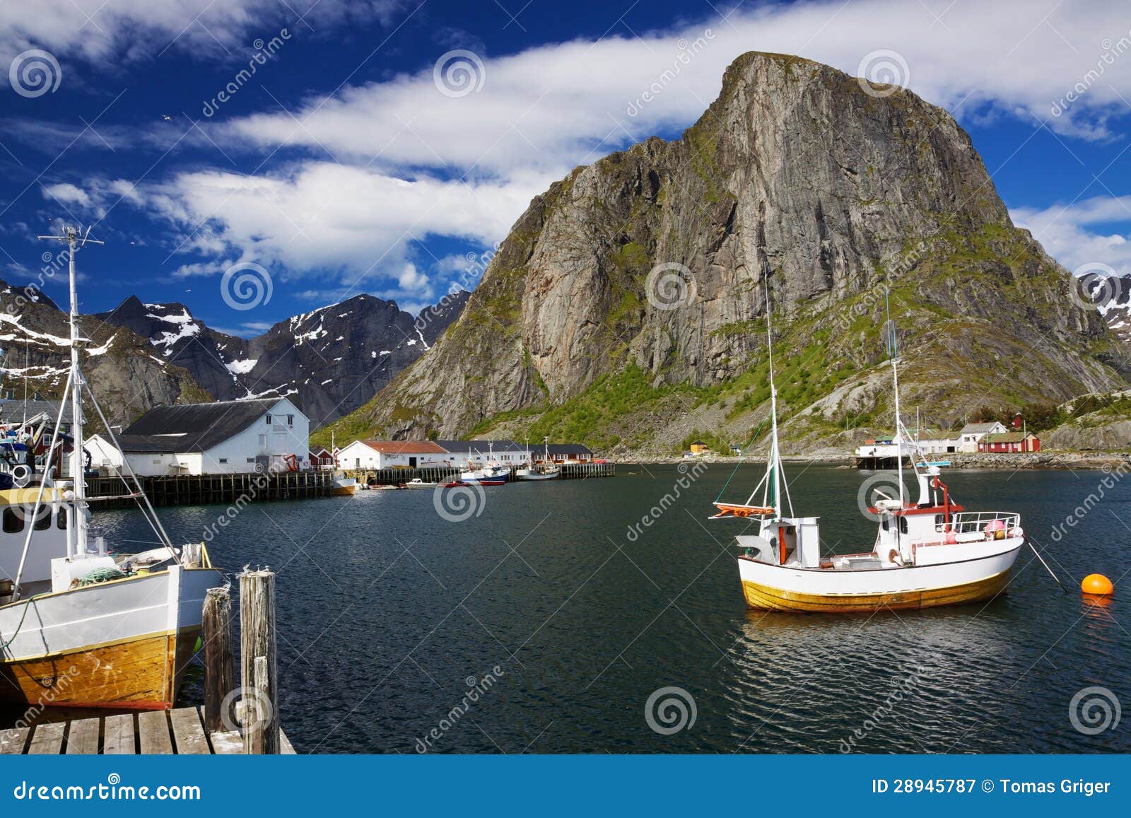 Fishing port stock image. Image of coastline, nature - 28945787