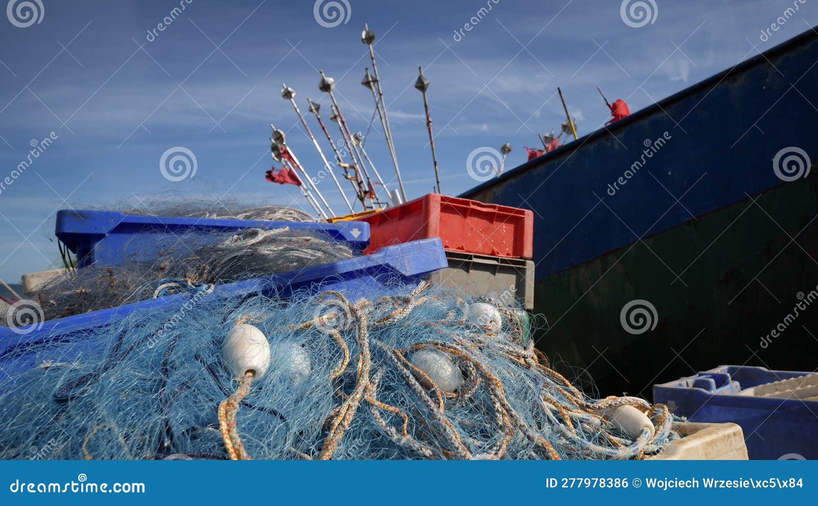 FISHING PORT stock photo. Image of work, ecology, earnings - 277978386
