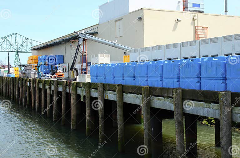 Fishing Processing Plant, Astoria or. Stock Photo - Image of oregon ...