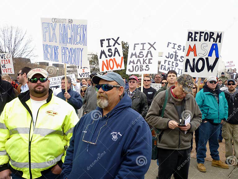 Fishing Protest Signs editorial stock image. Image of fisheries - 13196039