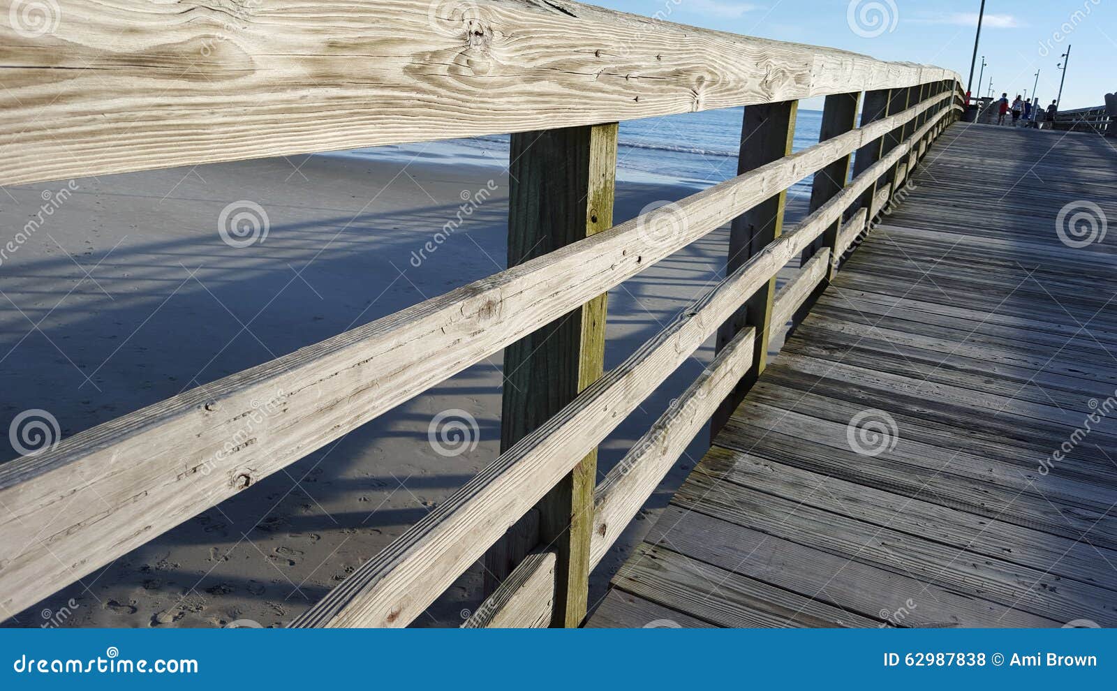 Fishing Rail at pier stock photo. Image of decor, sink - 62987838