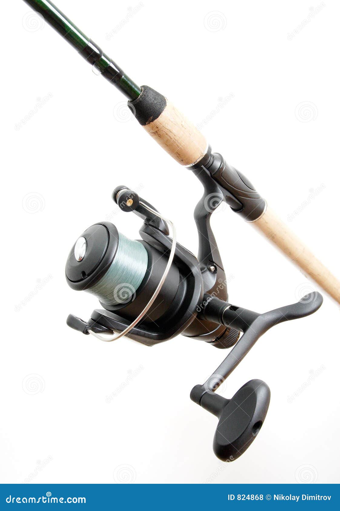 Fishing reel stock photo. Image of freshwater, reel, fisherman - 824868