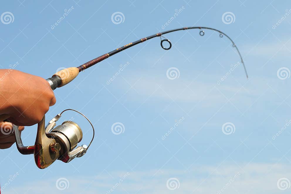 Fishing Rod stock photo. Image of spinner, bait, closeup - 11230744