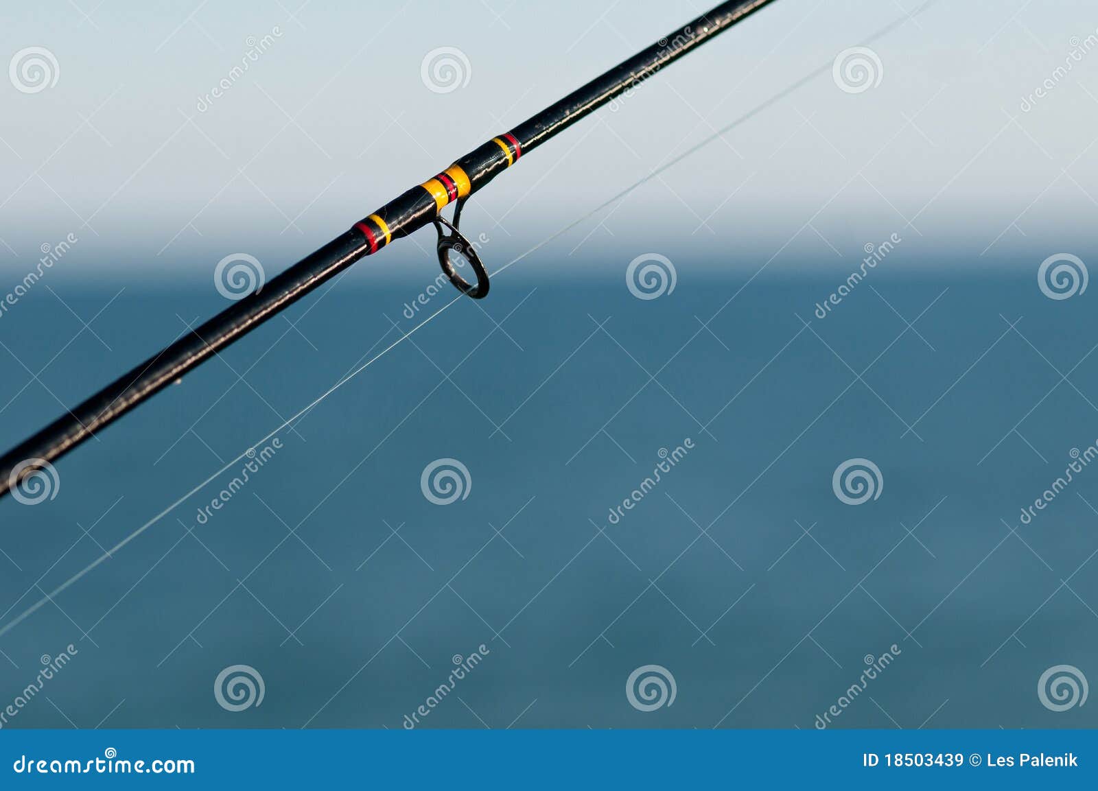 Fishing rod stock image. Image of macro, close, black - 18503439