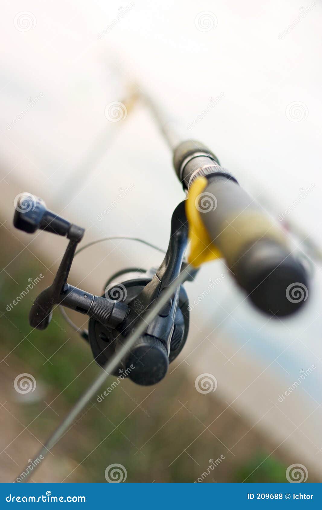 Fishing rod stock photo. Image of sport, shore, fishing - 209688