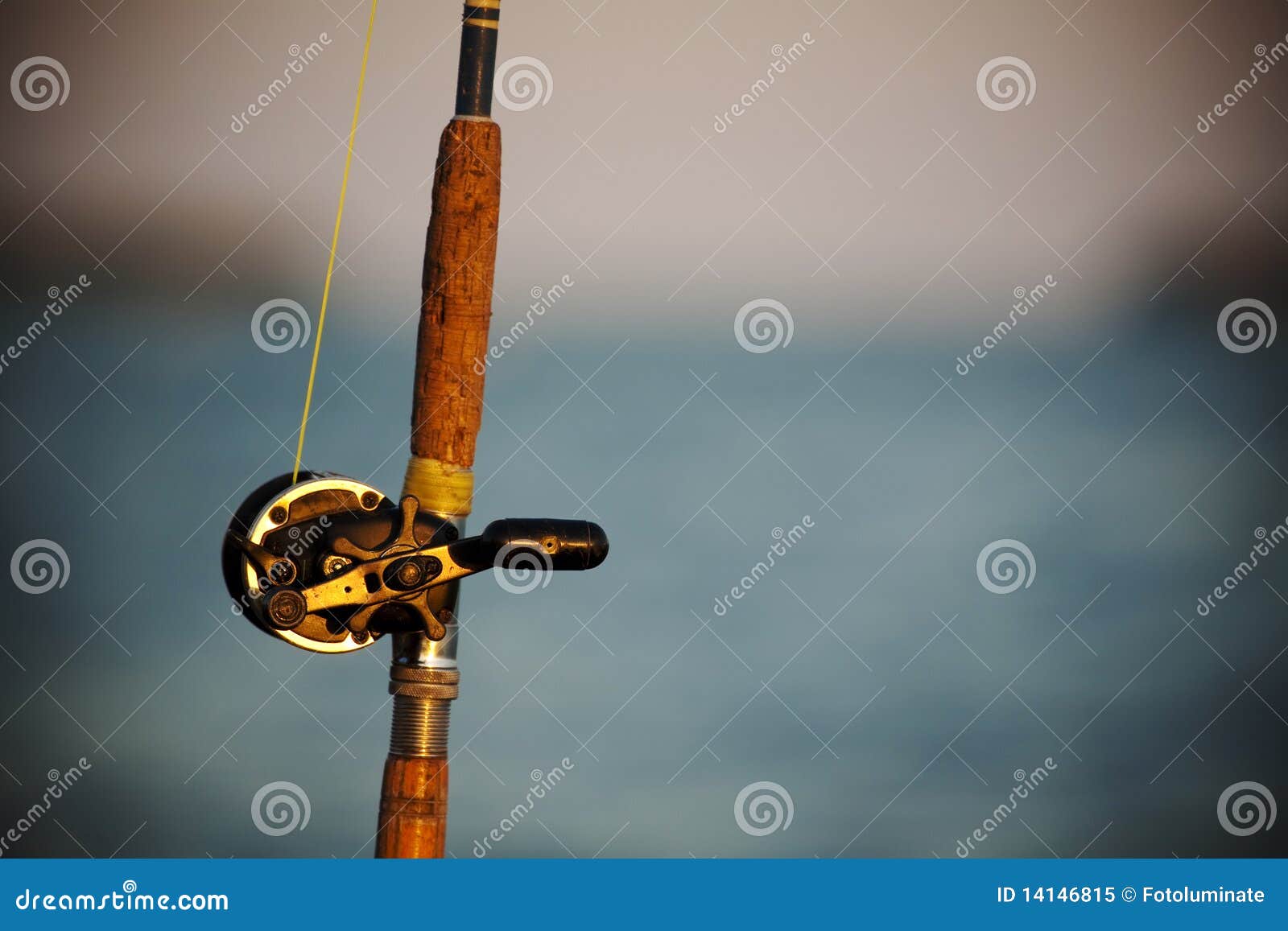 Fishing Rod and Reel stock image. Image of angling, reel - 14146815