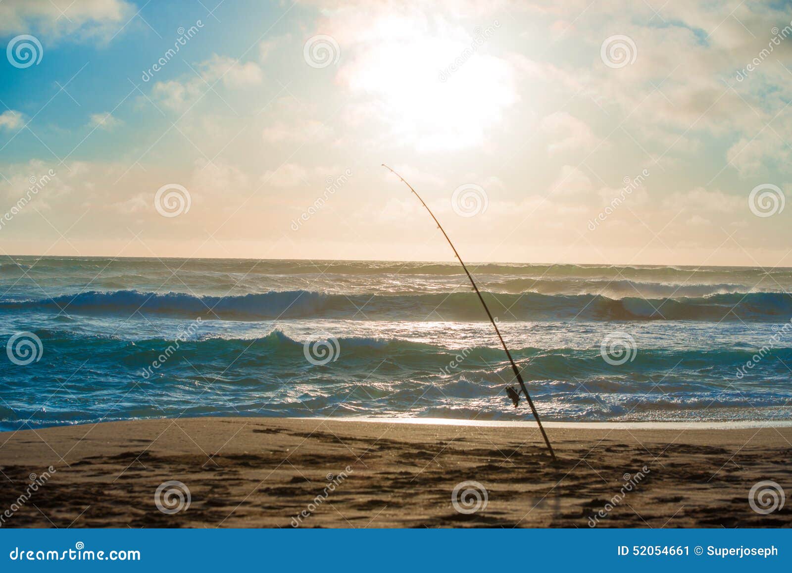 Fishing rods stock image. Image of lifestyles, edge, fish - 52054661