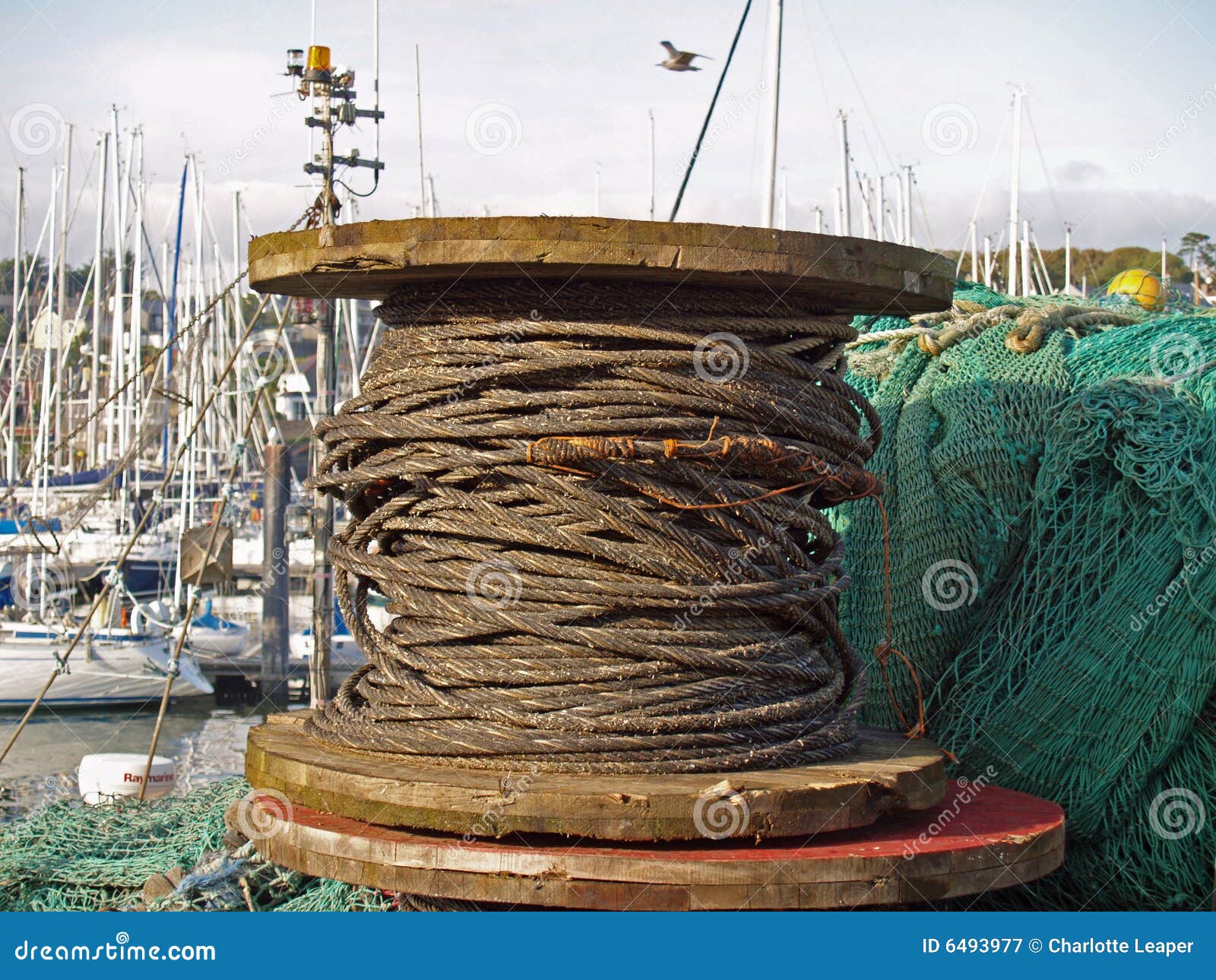 Fishing rope stock image. Image of masts, ireland, ropes - 6493977