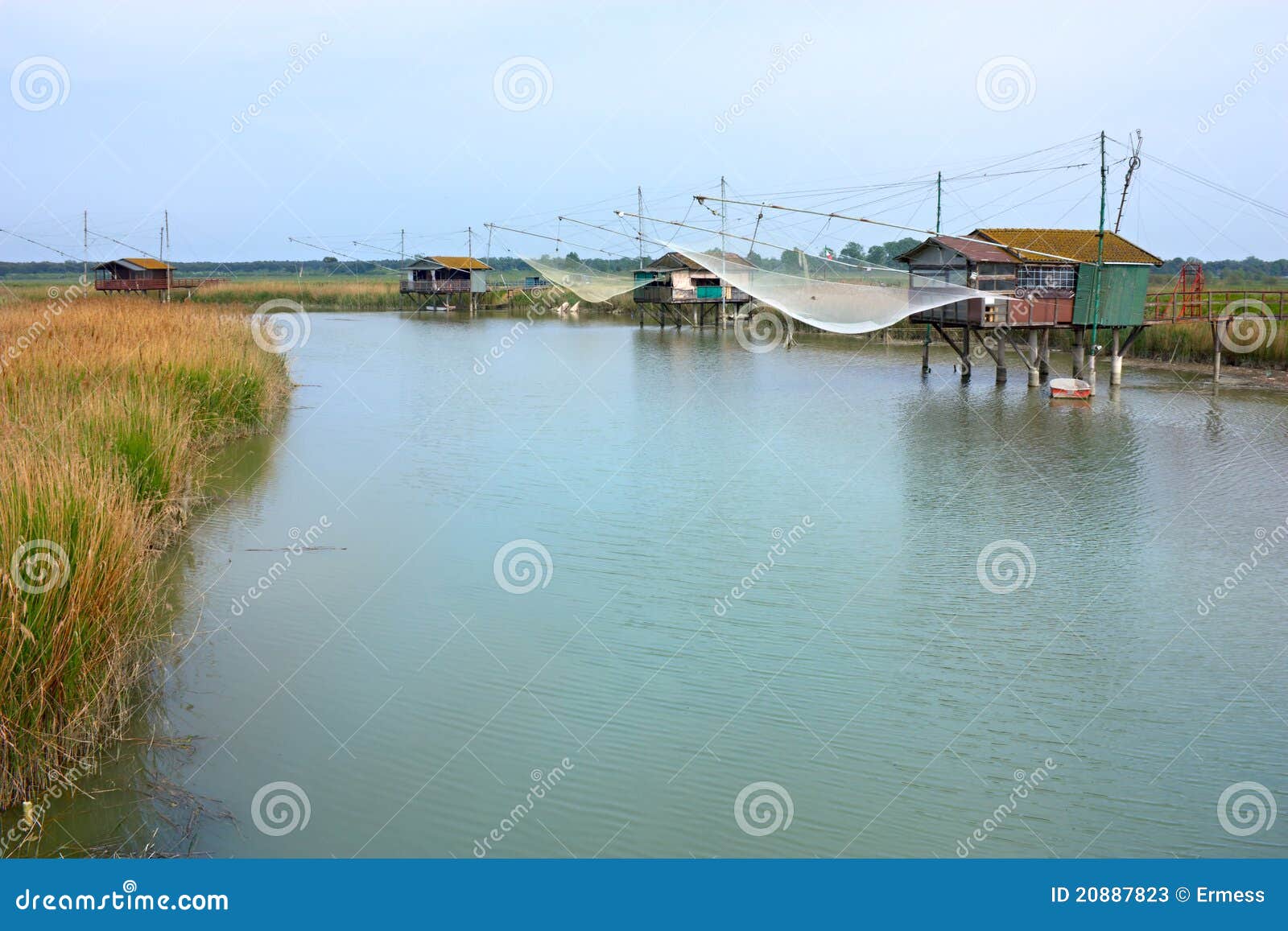 Fishing shacks stock image. Image of simplicity, shanty - 20887823