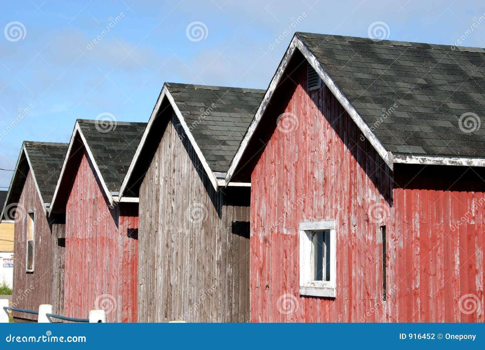 Fishing Shacks stock photo. Image of distressed, wood, prince - 916452