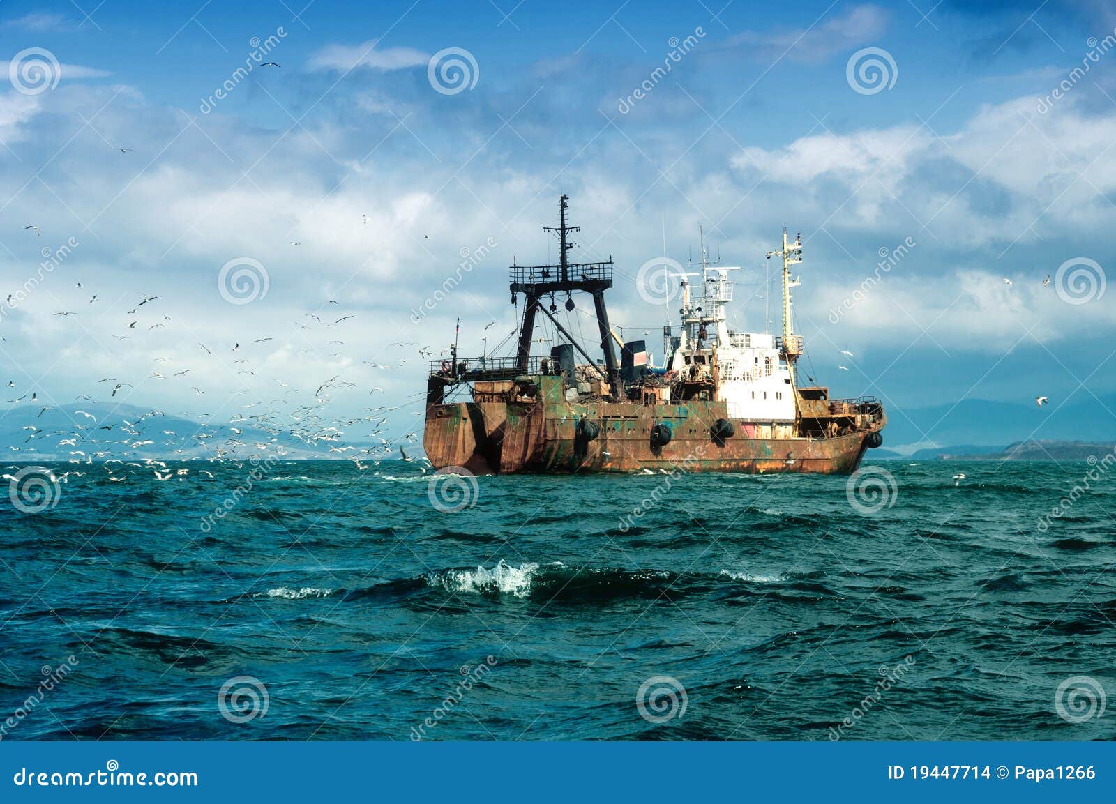 Fishing Ship stock photo. Image of fishing, business - 19447714