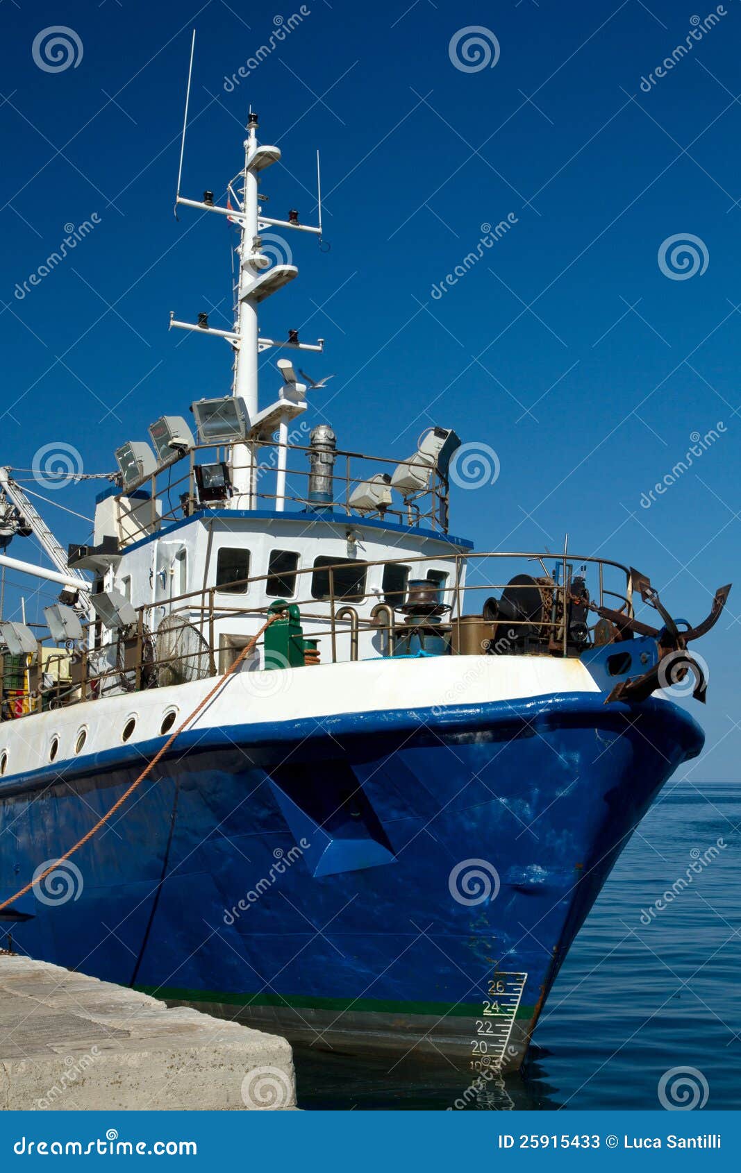 Fishing ship stock image. Image of maritime, harbour - 25915433