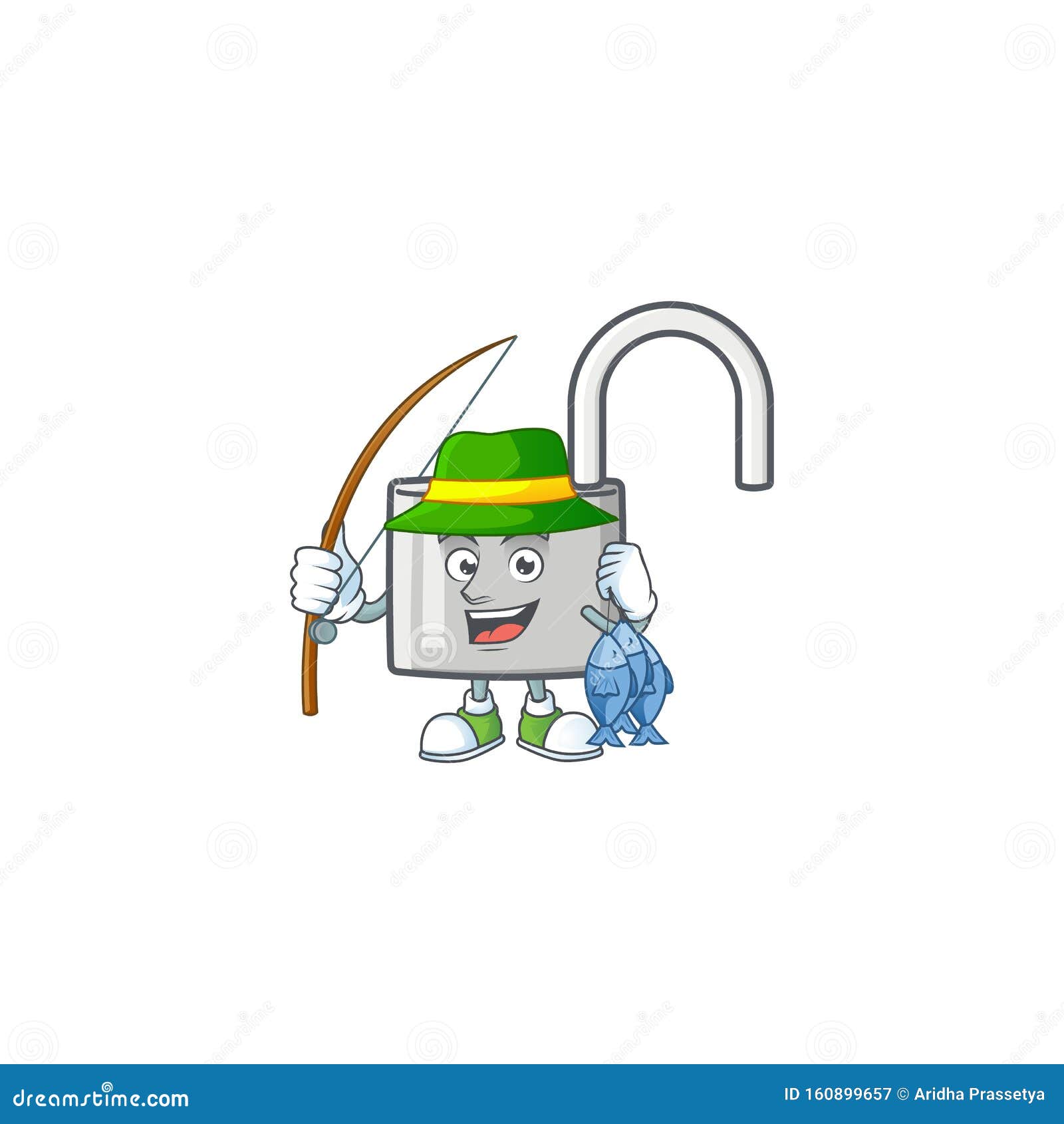 Fishing Silver Unlock Key for Security Private Stock Vector ...